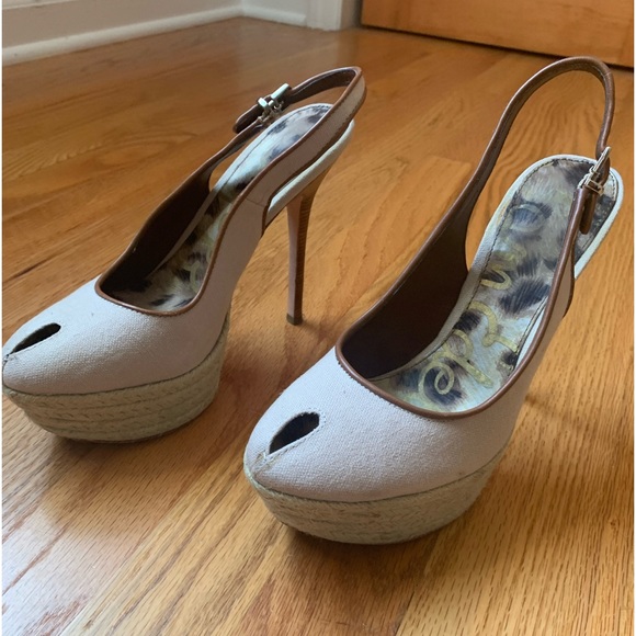 Sam Edelman | Shoes | Sam Edelman Platform Closed Toe Heels | Poshmark